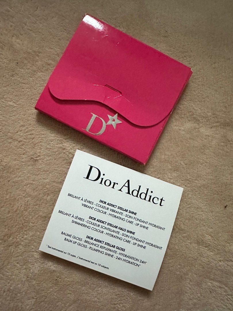 Dior Addict lipstick card sample, Luxury, Accessories on Carousell