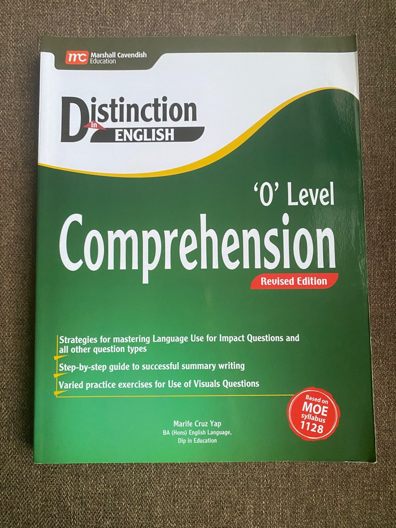 Distinction in English O Level Comprehension Book, Hobbies & Toys ...