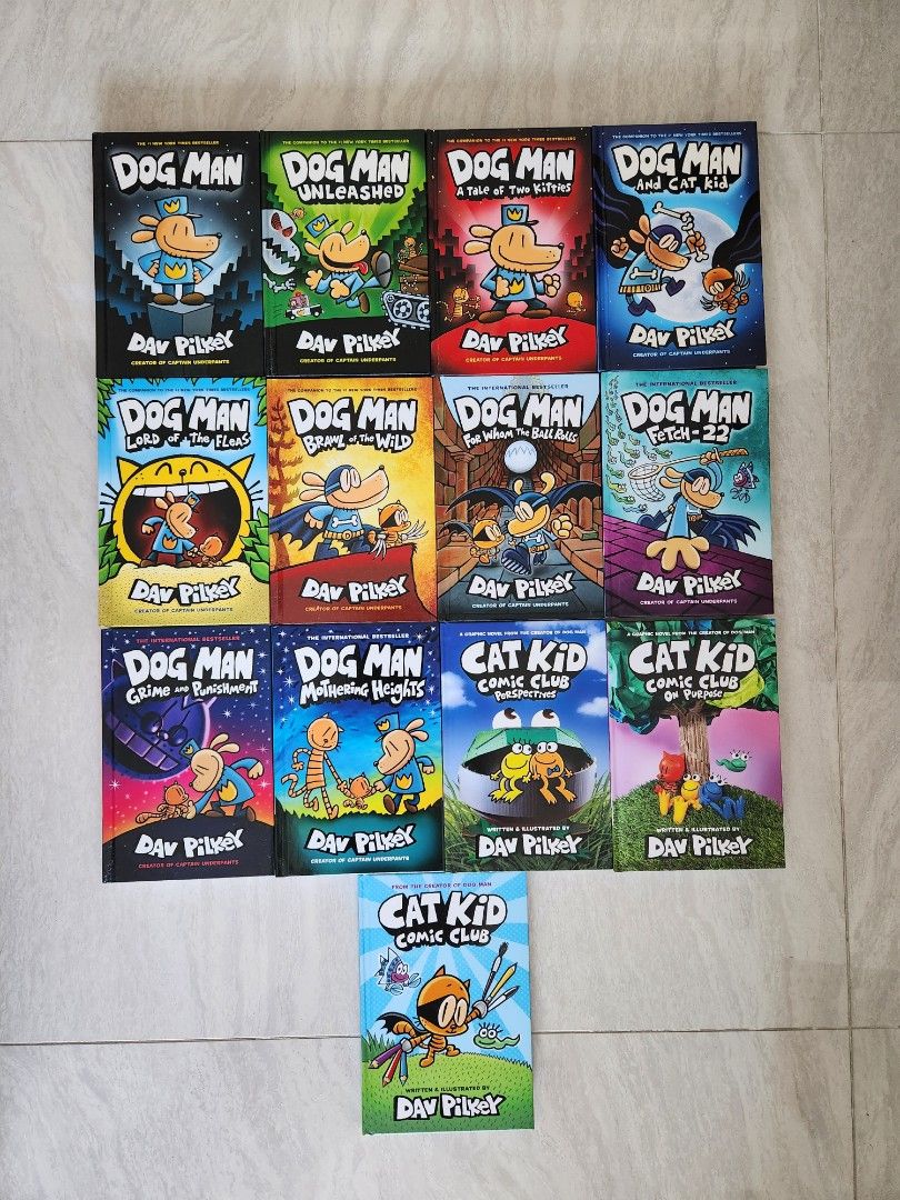 Dog Man, Dog Man Unleashed, A Tale of Two Kittens, Dog Man & Cat Kid ...