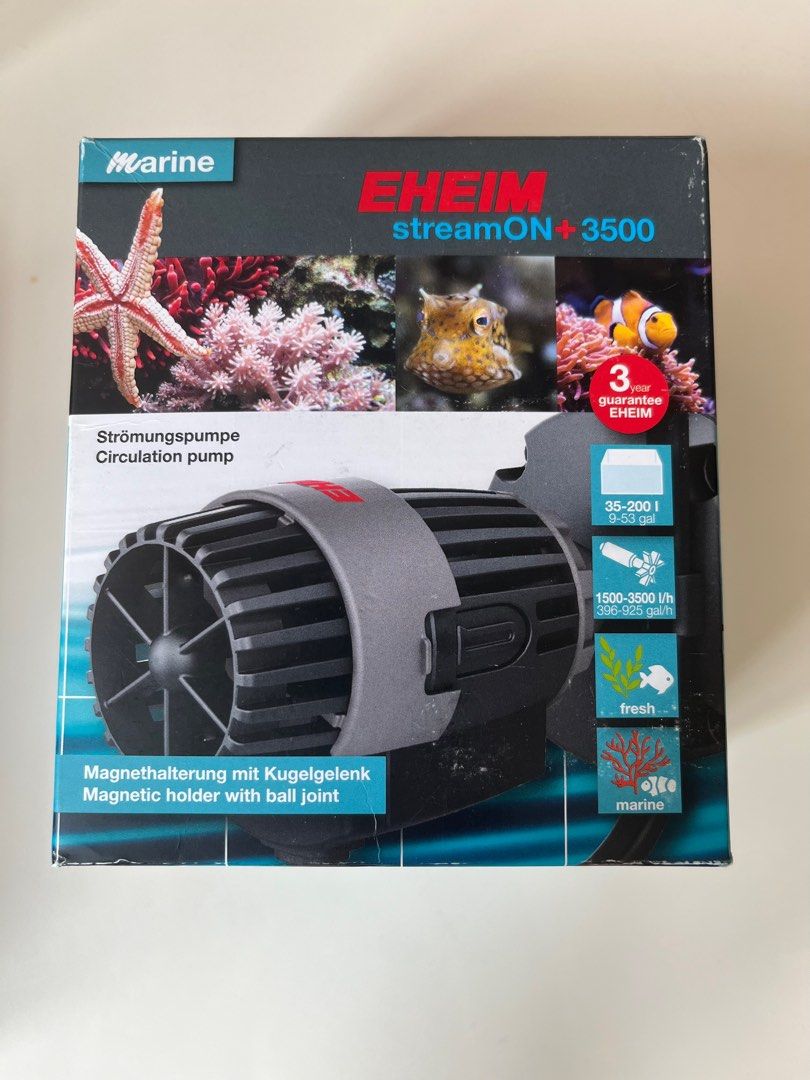 EHEIM streamON+3500 Circulation Pump, Pet Supplies, Homes & Other Pet Accessories on Carousell