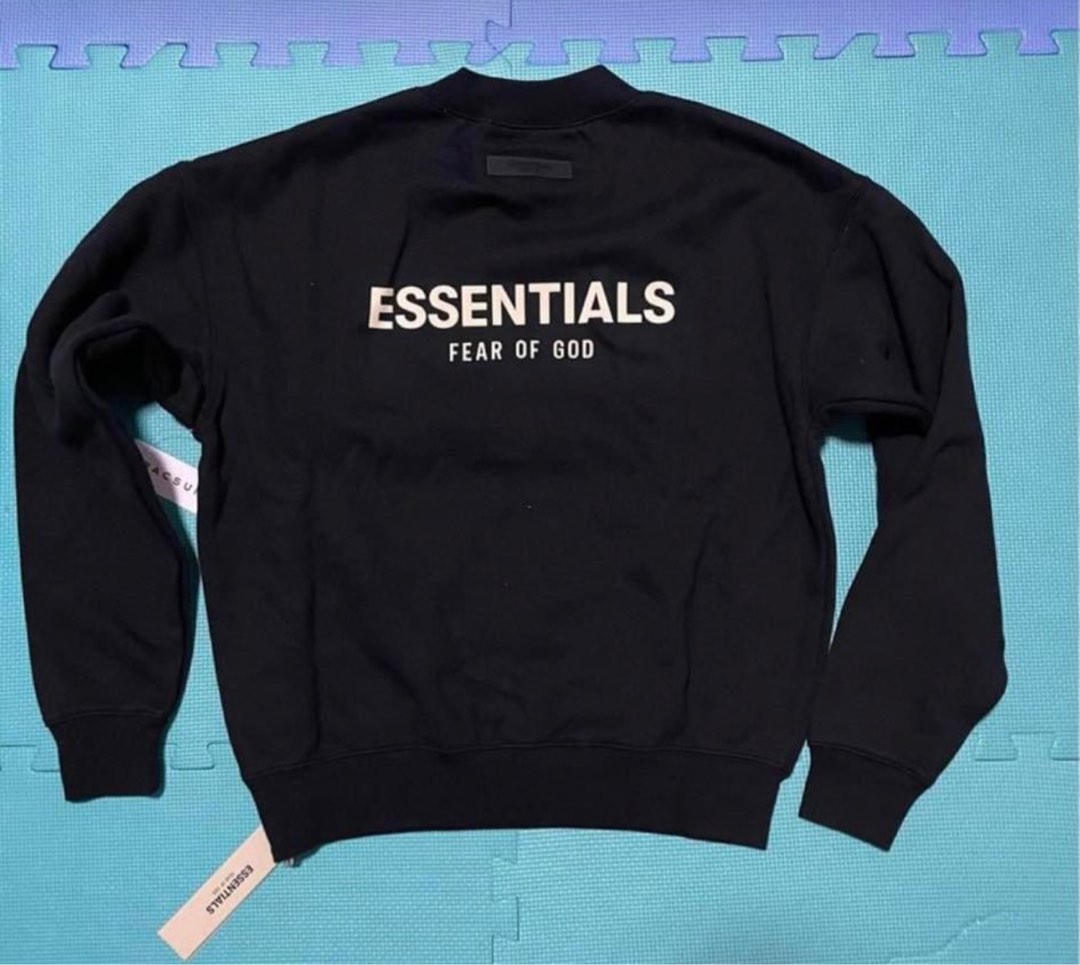 Essentials Fear Of God - Crew Neck Sweatshirt on Carousell