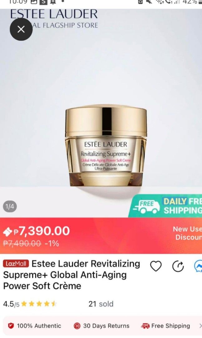 Estee Lauder - Revitalizing Supreme + Global Anti Aging Power Soft ...