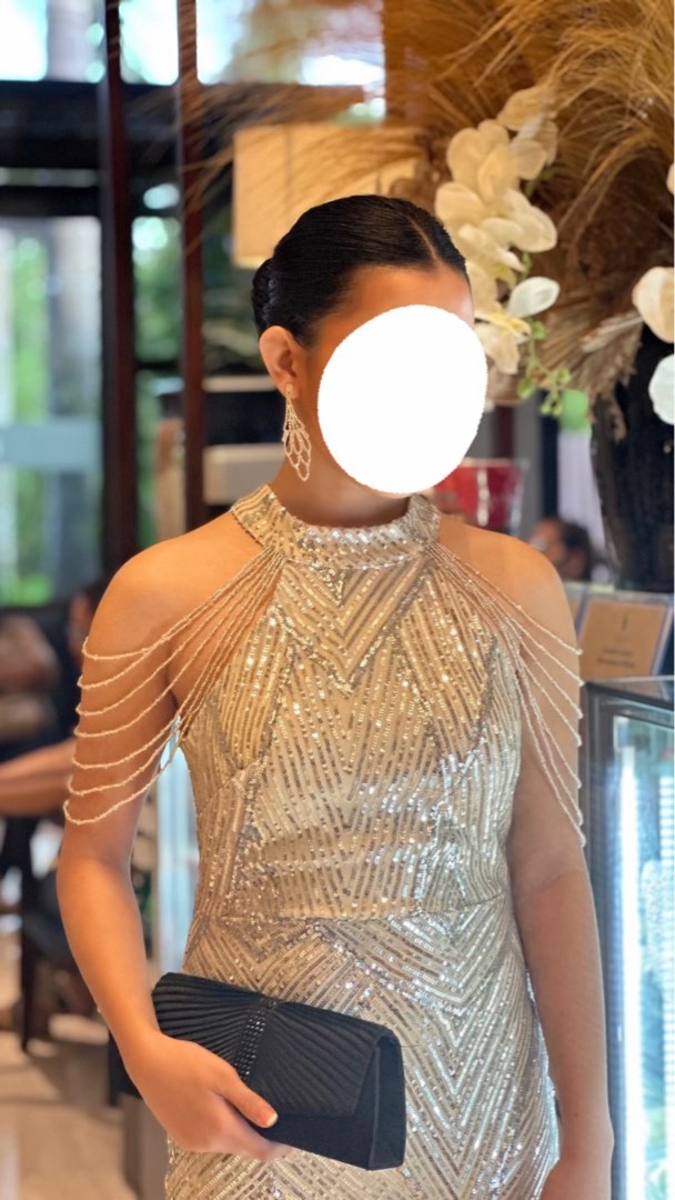 Evening Long Gown - Interstellar Prom, Women's Fashion, Dresses & Sets ...