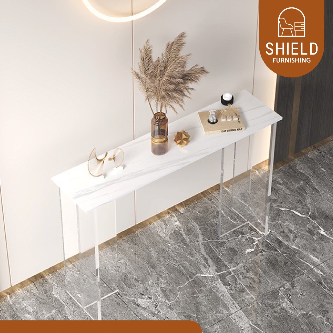 Fortuna Modern Acrylic Console Table, Furniture & Home Living ...