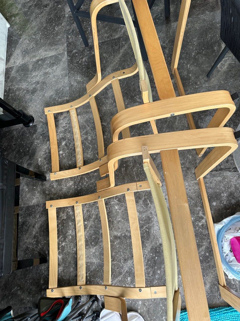 (FREE!!) 2 x Ikea Adult Pong Chair with Cushion, Furniture & Home ...