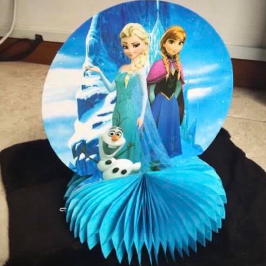 Frozen theme party supplies - table centerpiece/ table deco / party ...