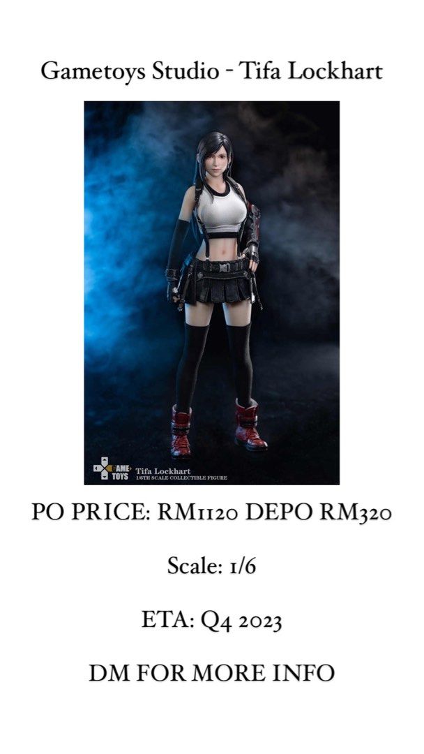 Gametoys Studio - Tifa Lockhart, Hobbies & Toys, Toys & Games on Carousell