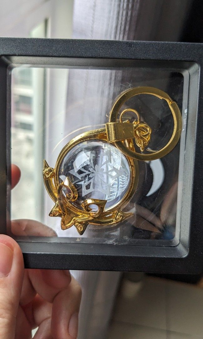 Genshin Sumeru Cryo Glass Vision Keychain, Hobbies & Toys, Collectibles ...