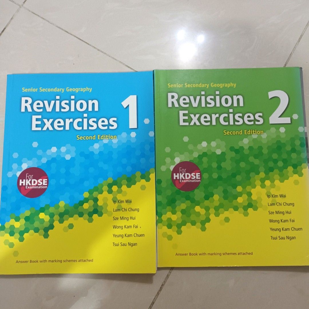 Geography for DSE Senior Secondary Geography Revision Exercises 1 and 2, 興趣及遊戲, 書本 & 文具, 教科書 ...