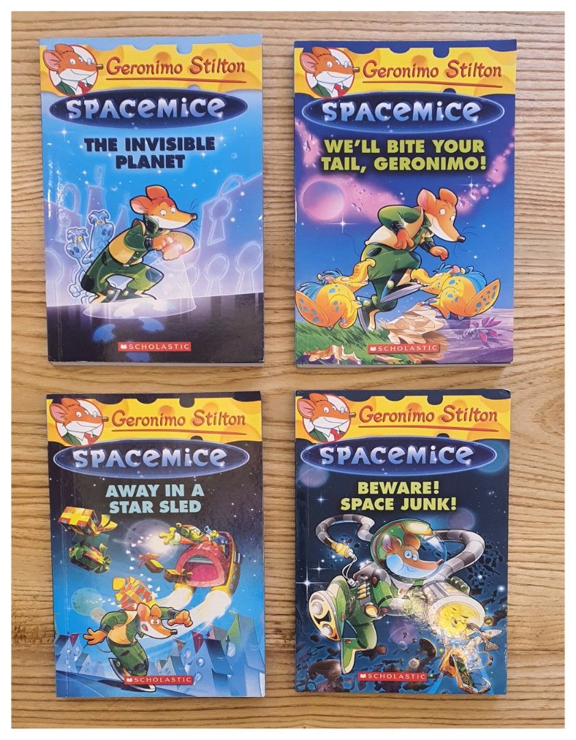 Geronimo Stilton - Spacemice Book Collection, Hobbies & Toys, Books ...