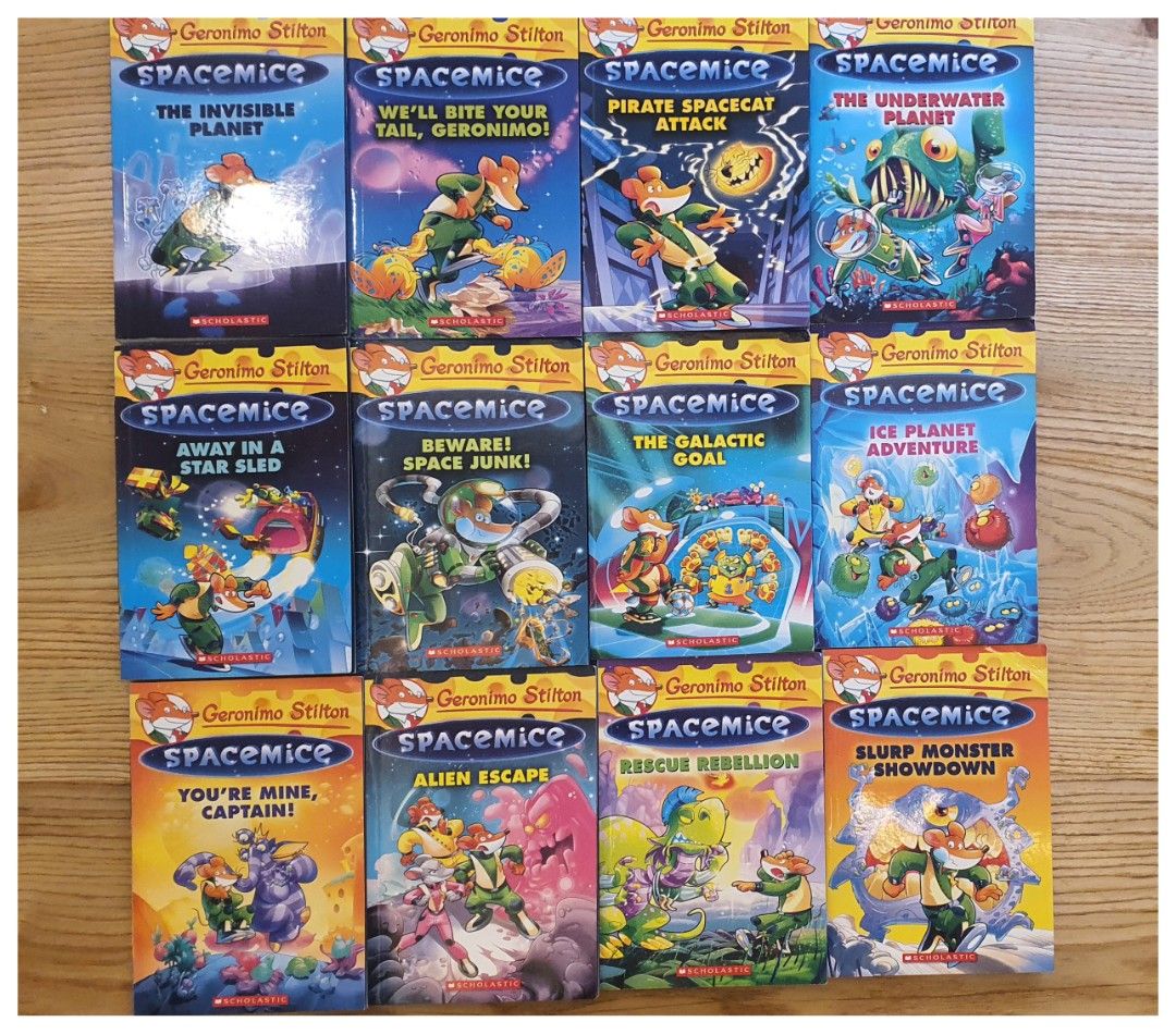 Geronimo Stilton - Spacemice Book Collection, Hobbies & Toys, Books ...
