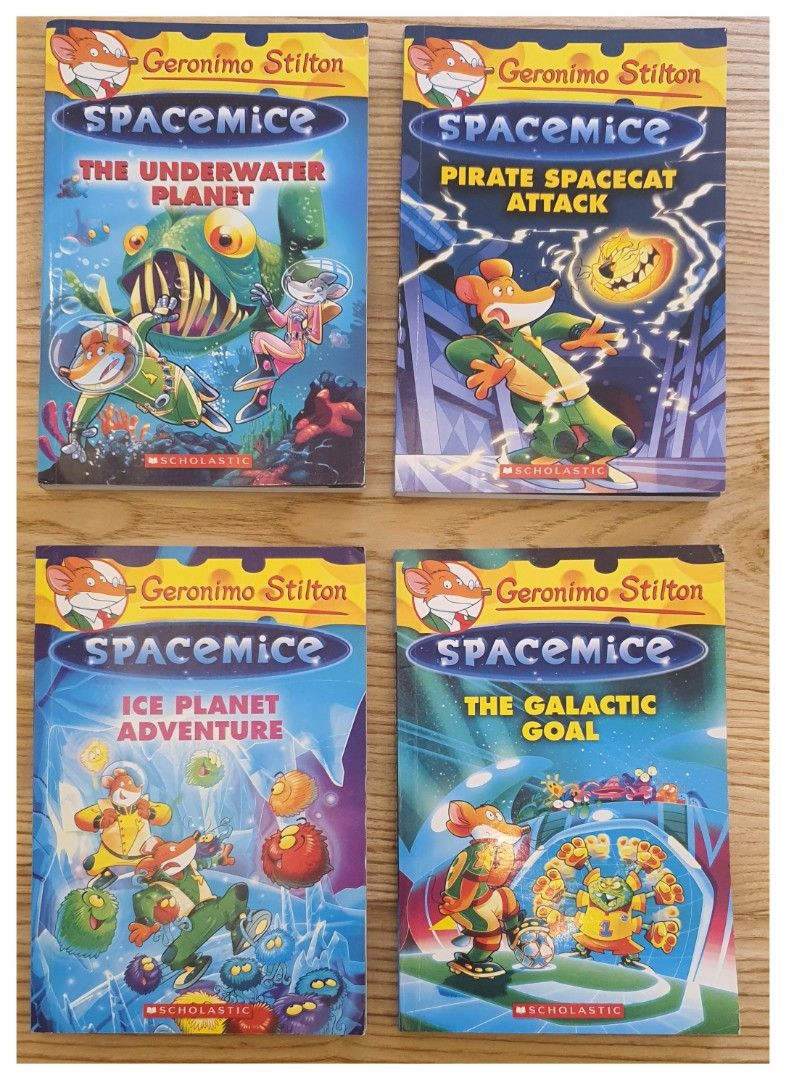 Geronimo Stilton - Spacemice Book Collection, Hobbies & Toys, Books ...