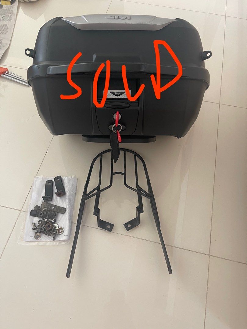 Givi top box rack fz16, Motorcycles, Motorcycle Accessories on Carousell