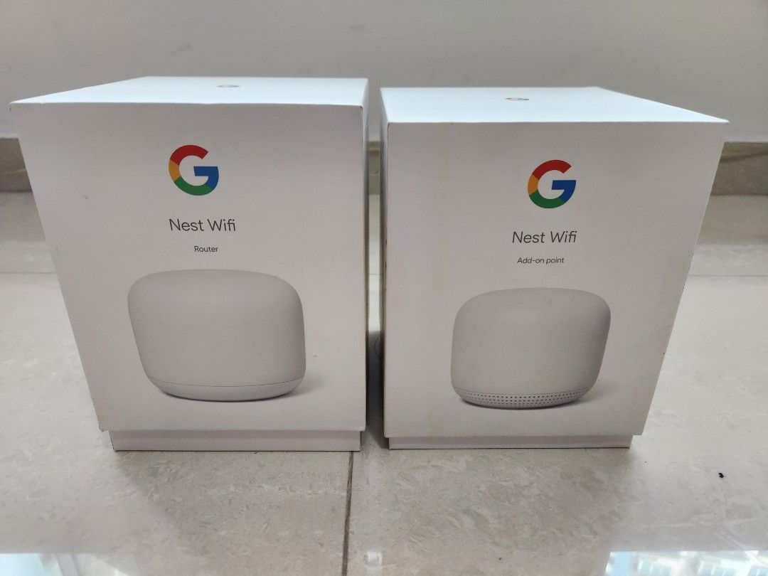 Google Nest Wifi Router + Nest Wifi Add On, Computers & Tech, Parts & Accessories, Networking on ...