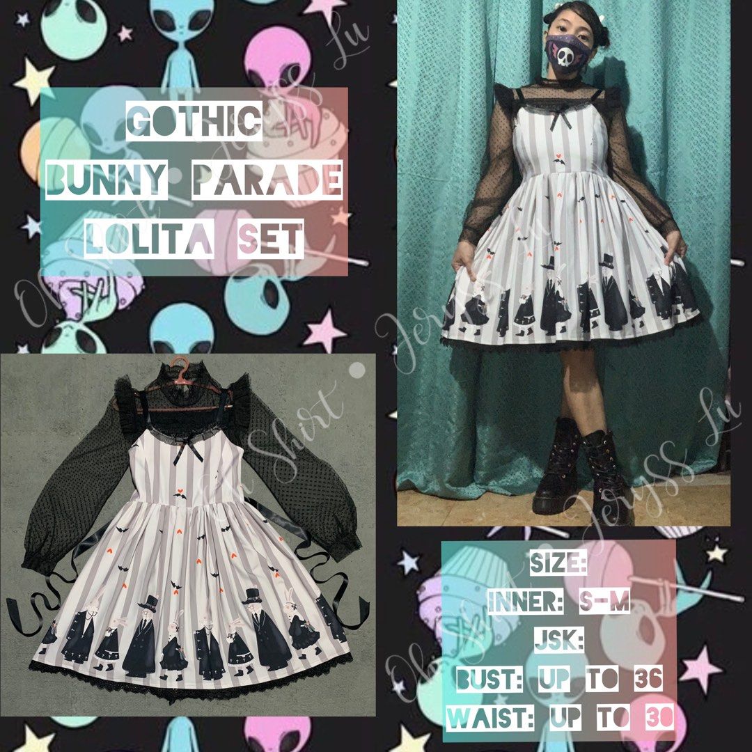 Gothic Bunny Parade Lolita Set, Women's Fashion, Dresses & Sets, Sets ...
