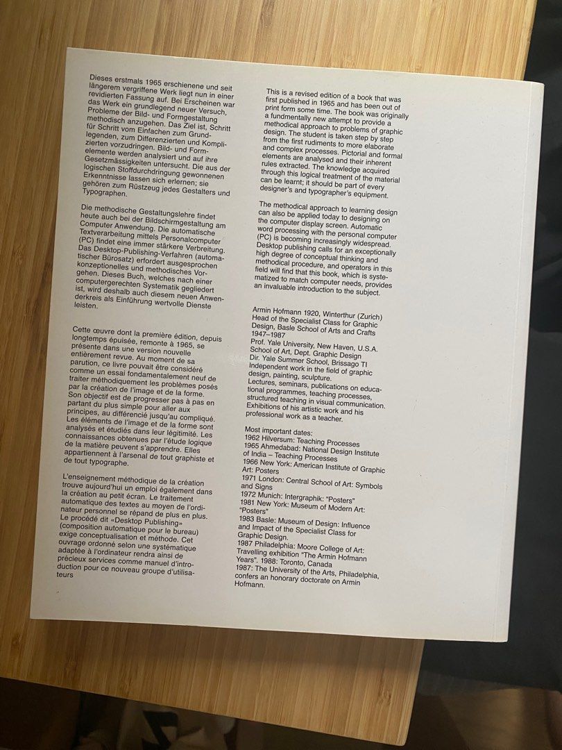Graphic Design Manual - Principles and Practice - by Armin Hofmann, 興趣及 ...