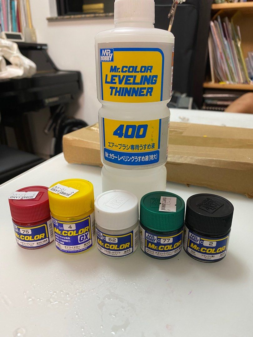 GSI MR.COLOR 日本 郡仕 油性油漆 5瓶 加 稀釋液, 興趣及遊戲, 玩具 & 遊戲類 - Carousell