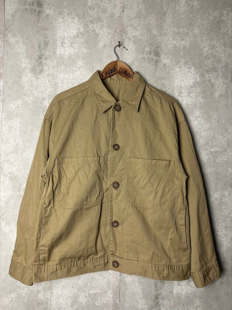 GU by Uniqlo - Chef jacket, Men's Fashion, Coats, Jackets and Outerwear ...