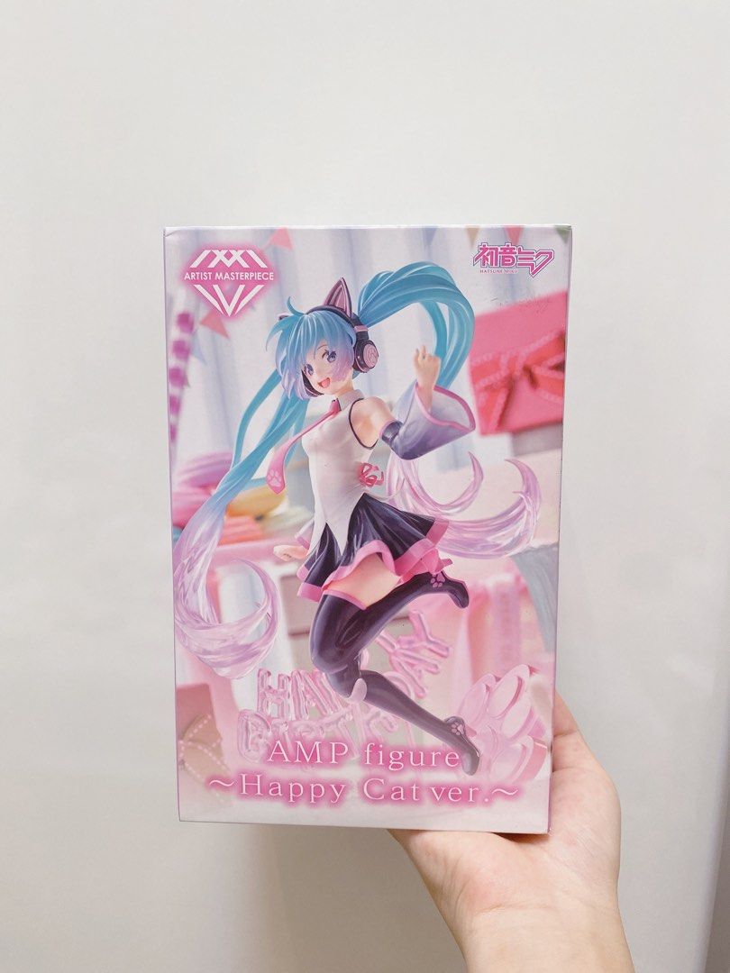 Hatsune Miku 14th Anniver. Happy Cat figure, Hobbies & Toys ...