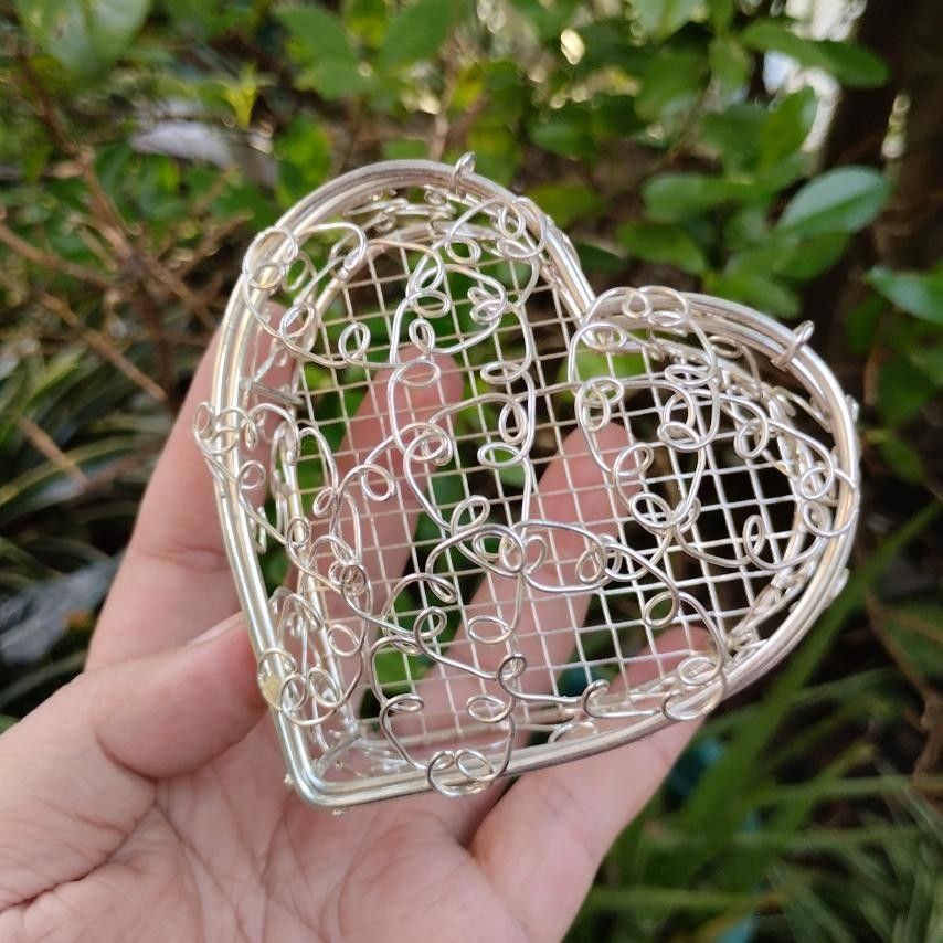 Heart Shape Metal Box on Carousell