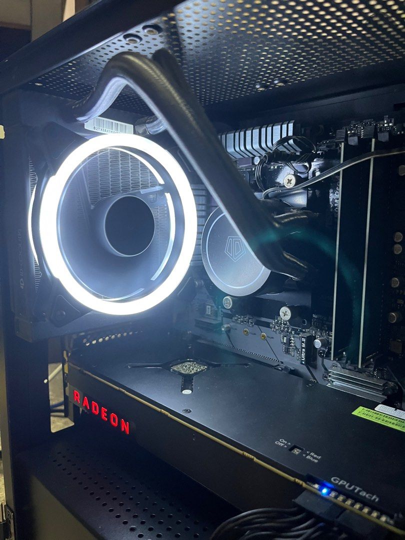 HIGH END RGB GAMING PC DESKTOP WATERCOOLED AMD RYZEN 5 16GB RADEON ...