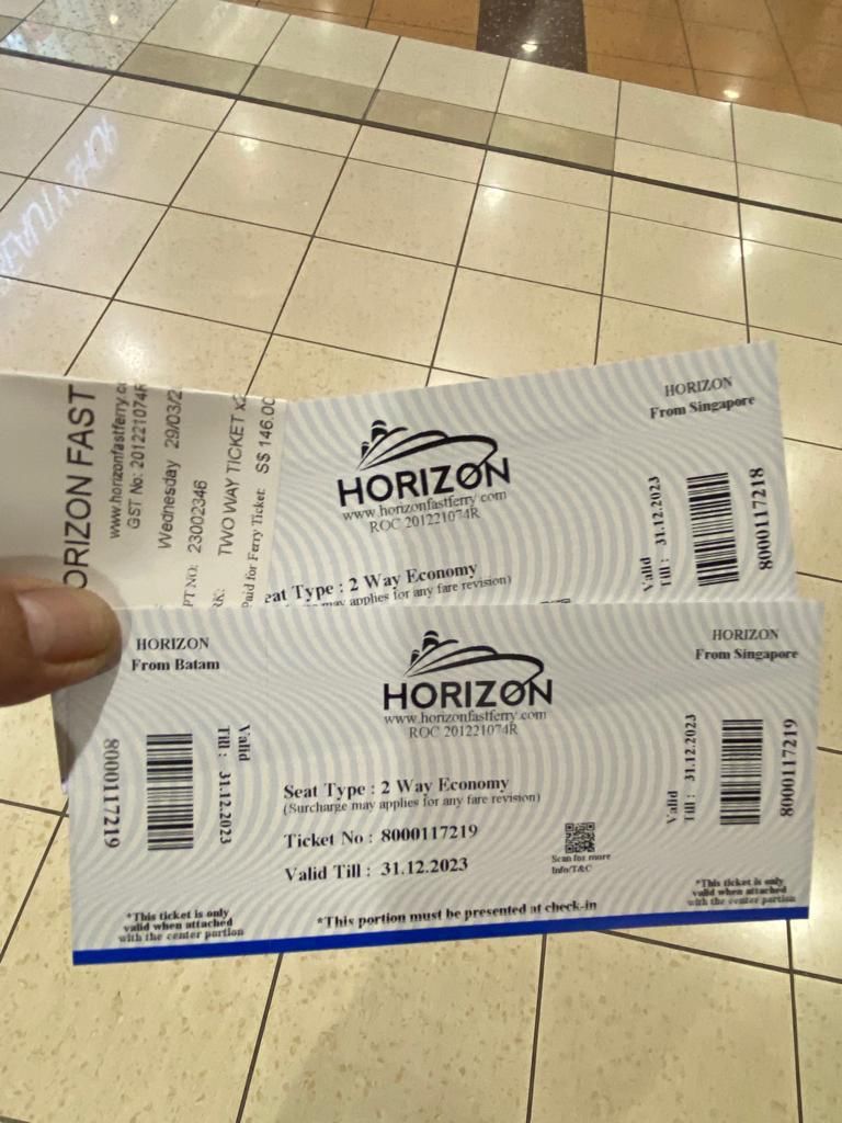 Horizon Ferry Tickets, Tickets & Vouchers, Flights & Overseas ...