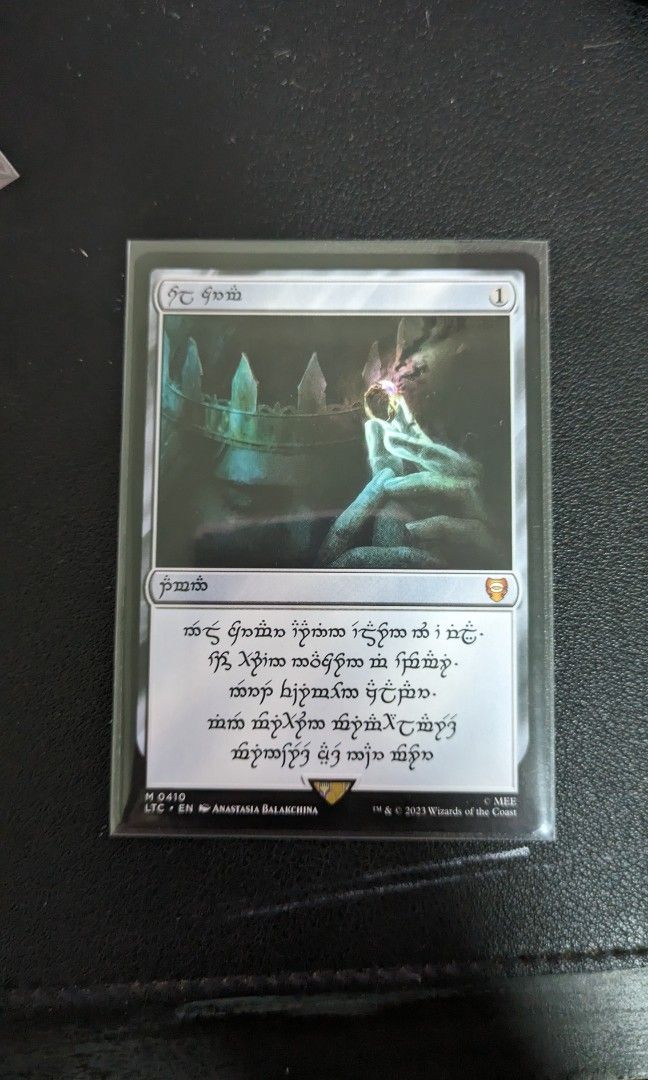 Human Sol Ring LotR MTG, Hobbies & Toys, Toys & Games on Carousell