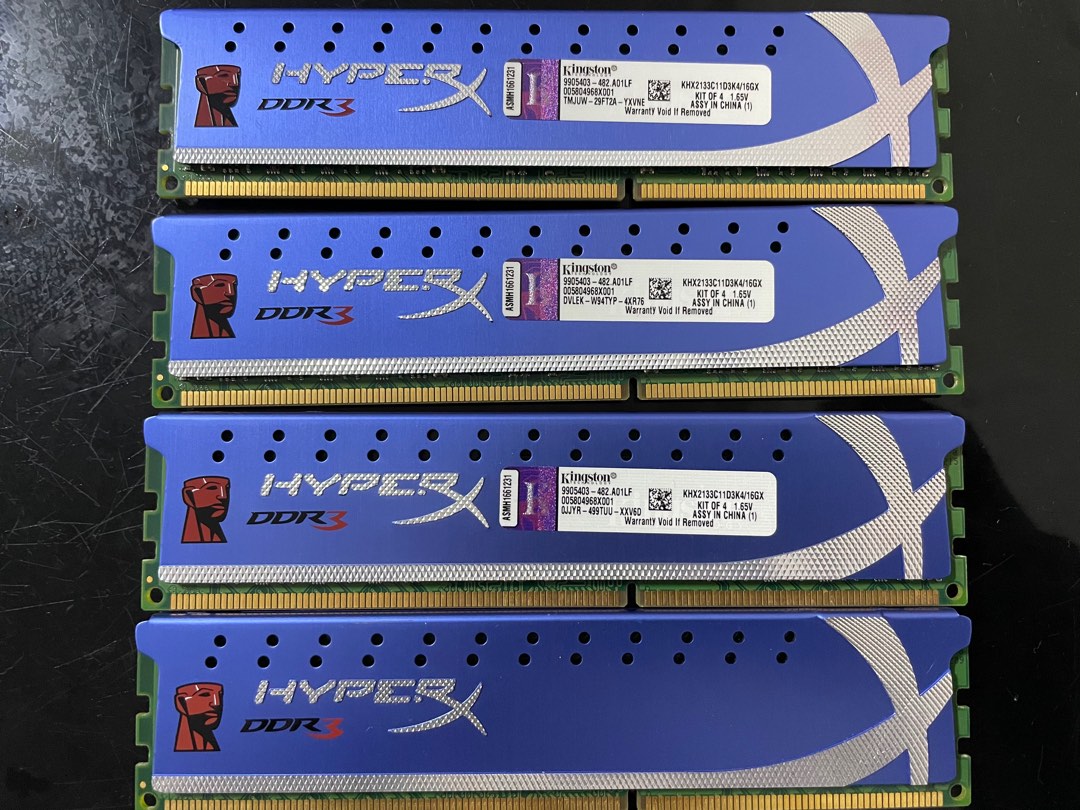 Hyper X DDR3 Ram 16GB, Computers & Tech, Parts & Accessories, Computer ...