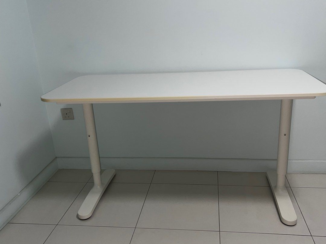 IKEA BEKANT study table, Furniture & Home Living, Furniture, Tables ...