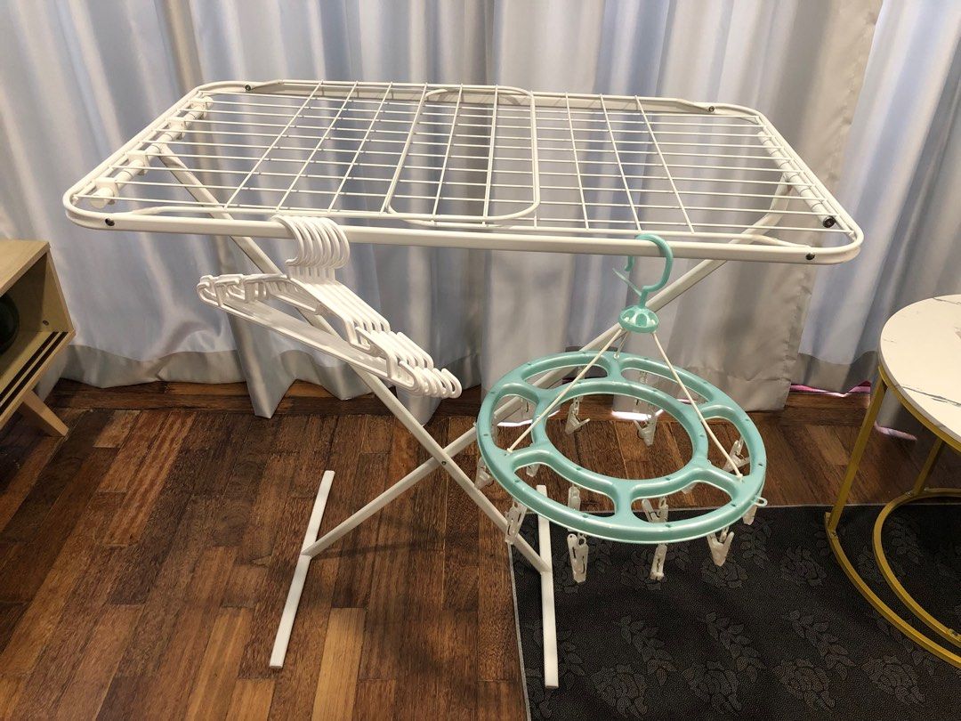 IKEA MULIG WHITE DRYING RACK, Furniture & Home Living, Home Improvement ...