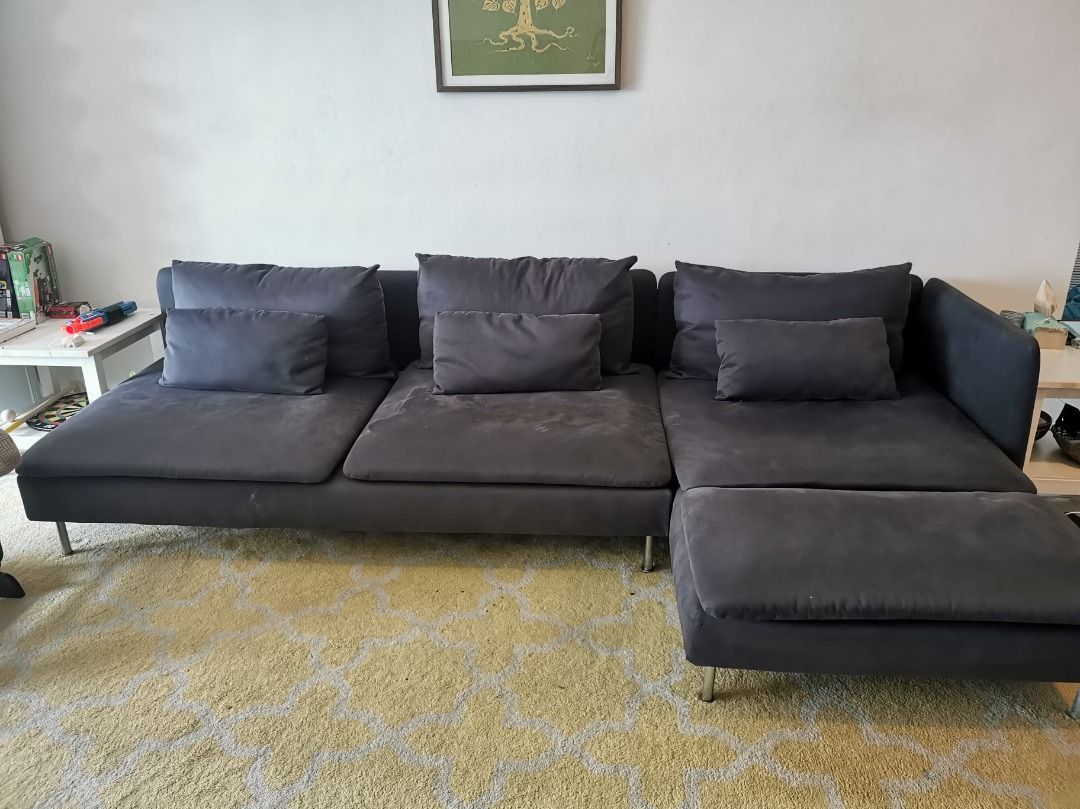 IKEA soderhamn 4 seater sofa, Furniture & Home Living, Furniture, Sofas ...