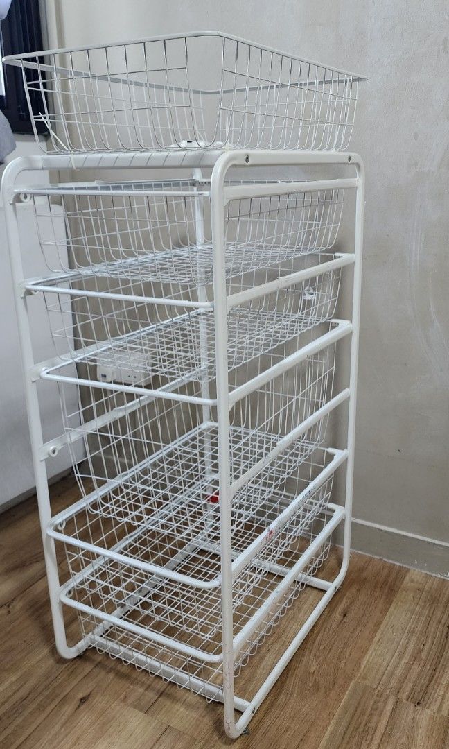 IKEA wire rack for sales, Furniture & Home Living, Furniture, Shelves ...