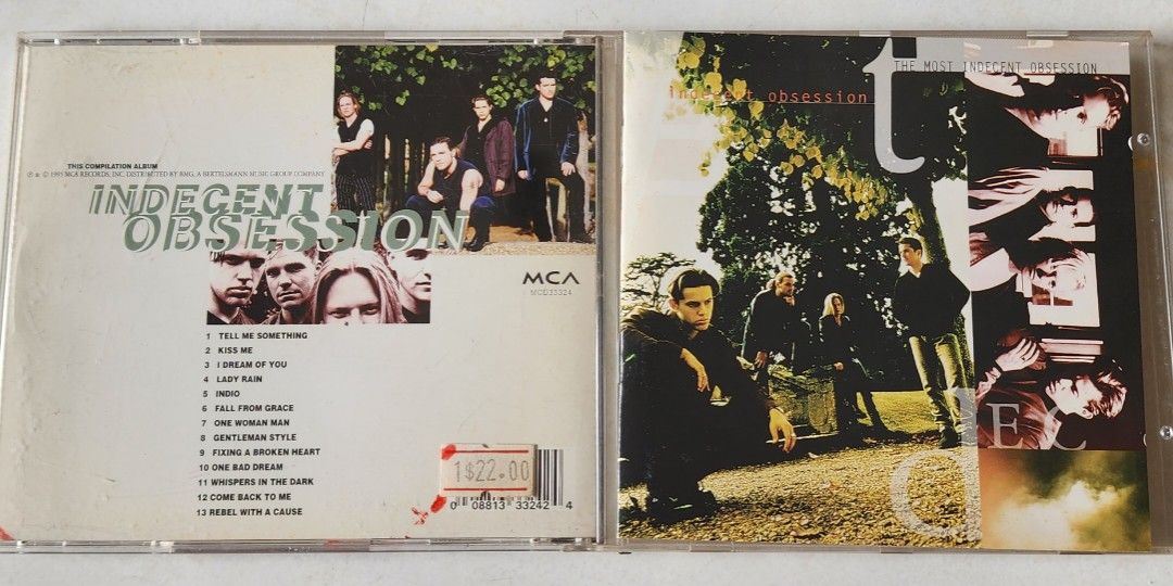 Indecent Obsession ~ The Most Of ... ( MCA RECORDS ) CD, Hobbies & Toys, Music & Media, CDs ...