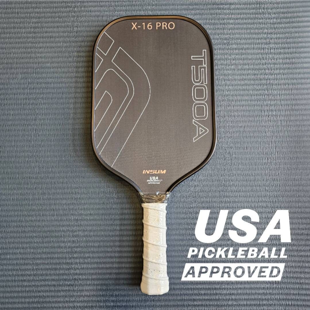 INSUM T500A CARBONFIBRE PICKLEBALL PADDLE (16MM), USAPA APPROVED ...