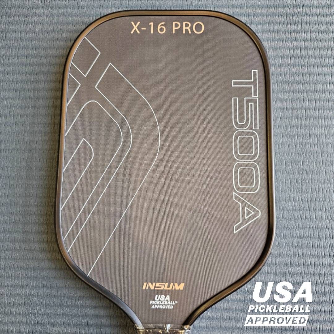 INSUM T500A CARBONFIBRE PICKLEBALL PADDLE (16MM), USAPA APPROVED ...