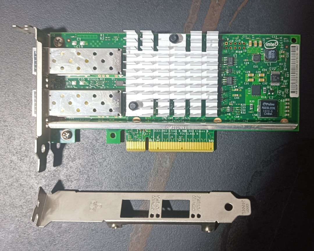 Intel X520 DP 10/2.5/1Gbps DA/SFP+ Fibre Ethernet Network Adapter ...