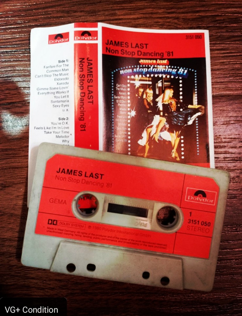 James Last Nonstop Dancing 81 Cassette Tape Original Cassette Tapes ...