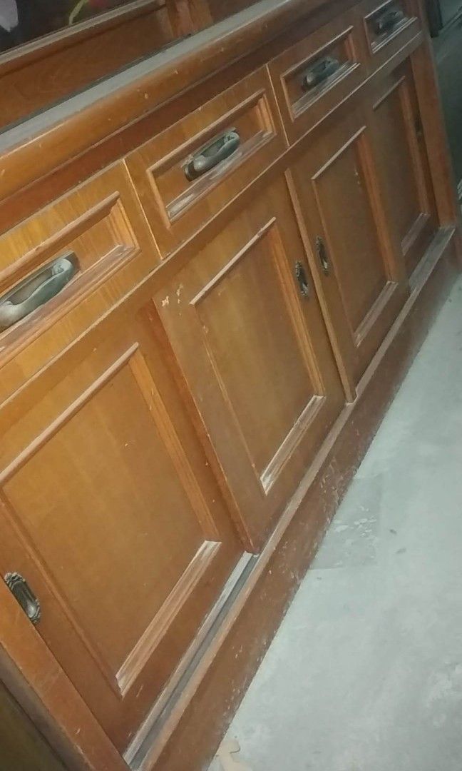 JAPAN BIG SIZE DINING DISPLAY BUFFET CABINET., Furniture & Home Living ...