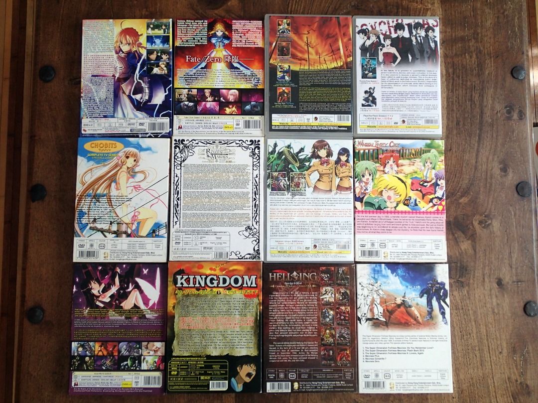 Original Japanese Anime DVDs with English, Chinese or Malay Subtitles ...