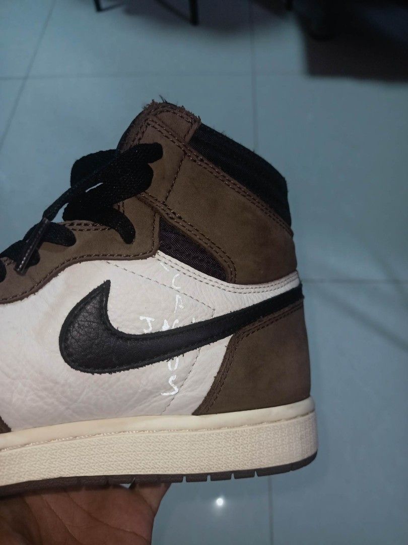 JORDAN 1 TRAVIS SCOTT MOCHA HIGH, Men's Fashion, Footwear, Sneakers on ...