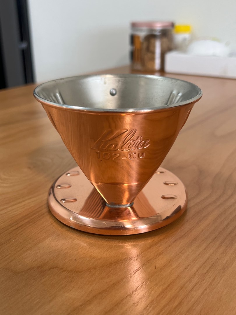 Kalita 102-Cu Copper Coffee Dripper, TV & Home Appliances, Kitchen ...