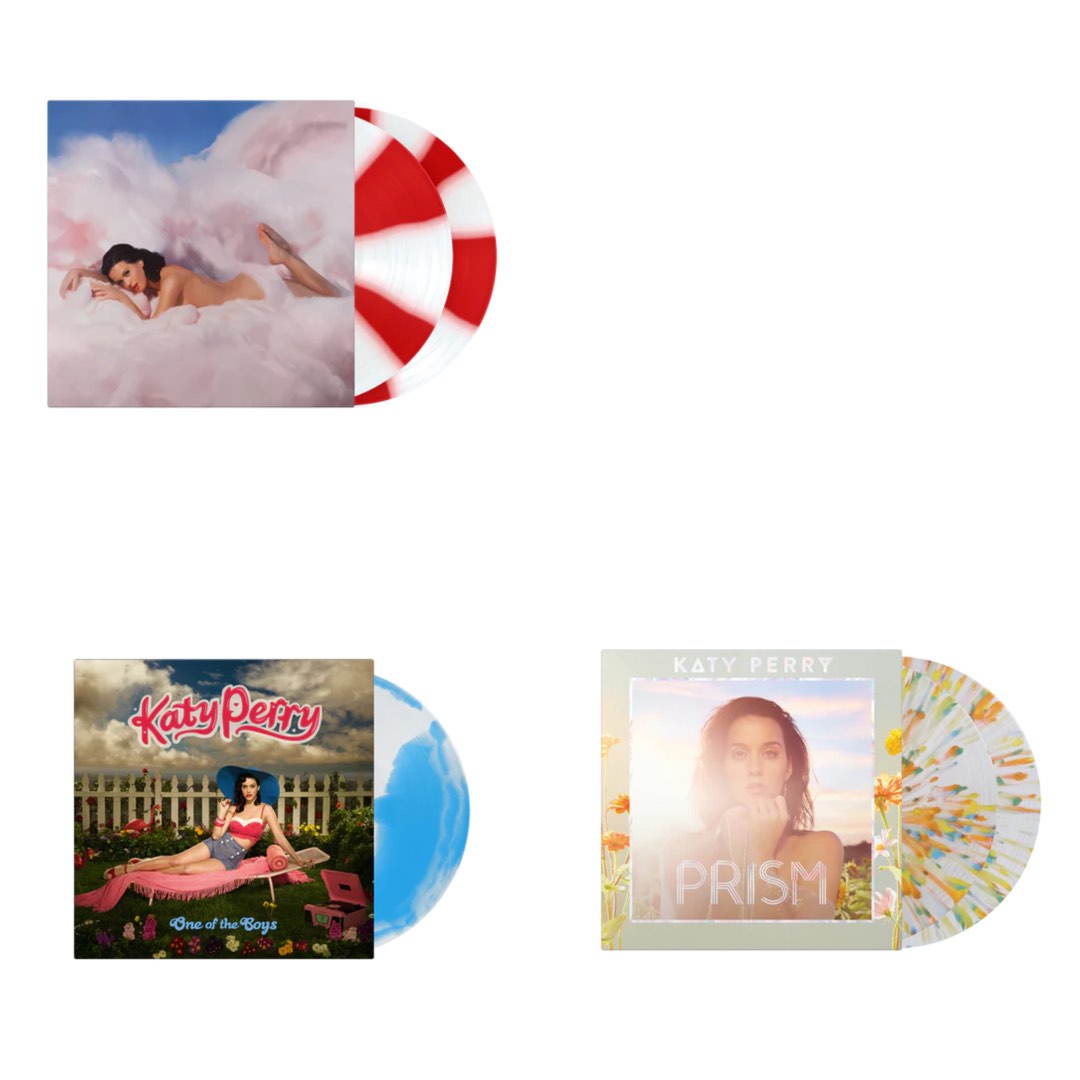 Katy Perry - Teenage Dream, Prism, One of the Boys vinyl anniversary ...