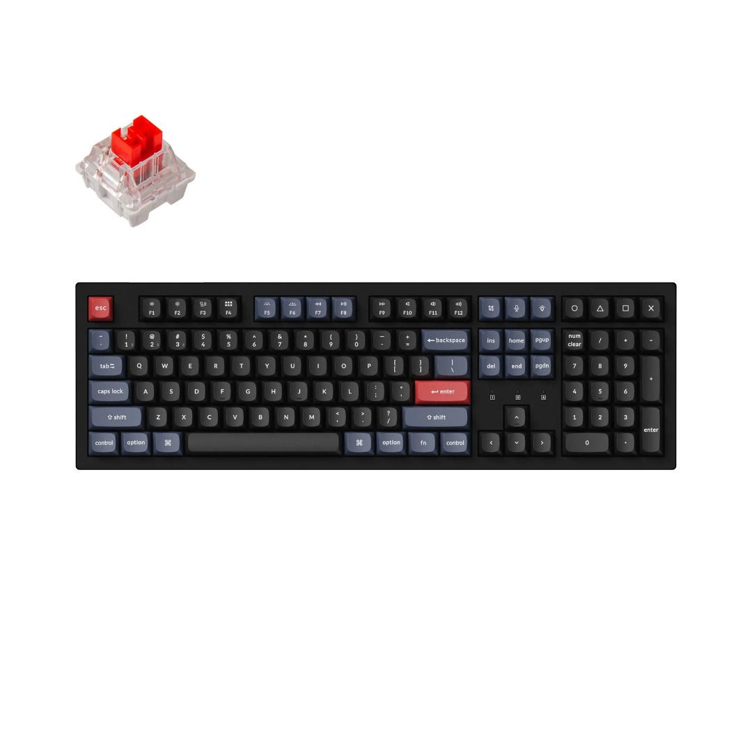 Keychron K10 Pro Wireless RGB Hot-swappable Mechanical Keyboard (Linear ...