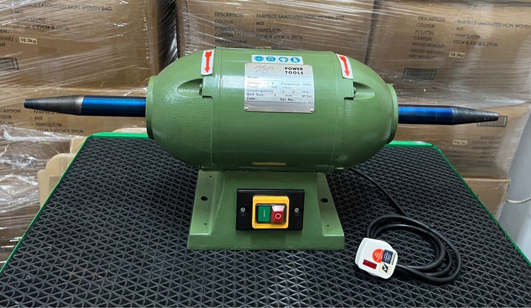 Grinding machine -Koyo 9’’ industrial bench buffer, Furniture & Home ...