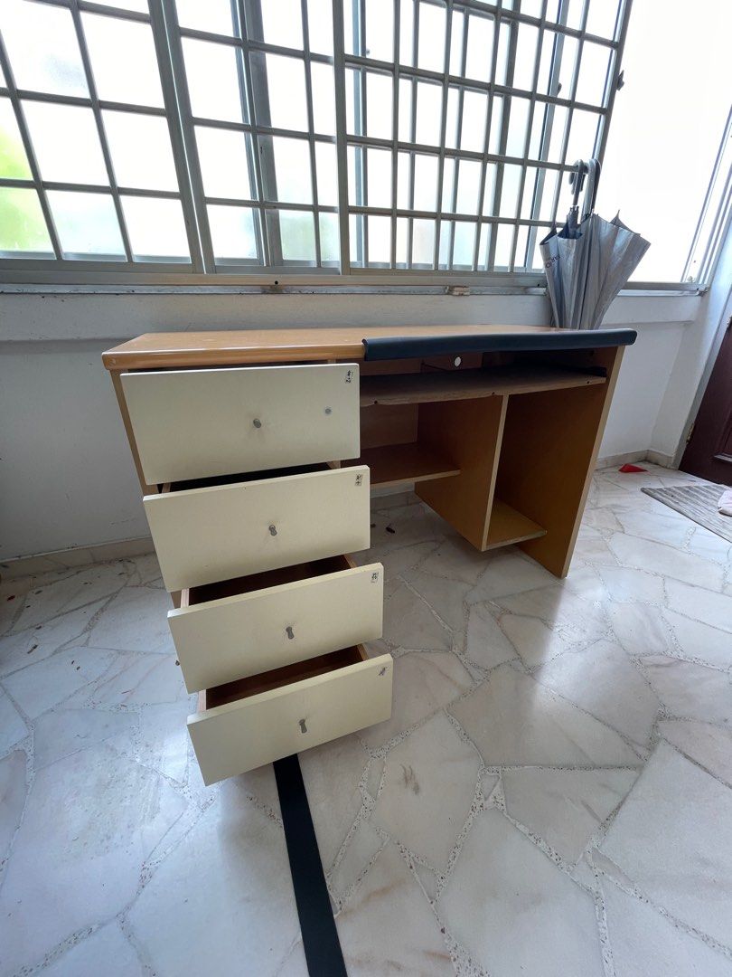 $20 Laminated Wood Study Table, Furniture & Home Living, Furniture ...