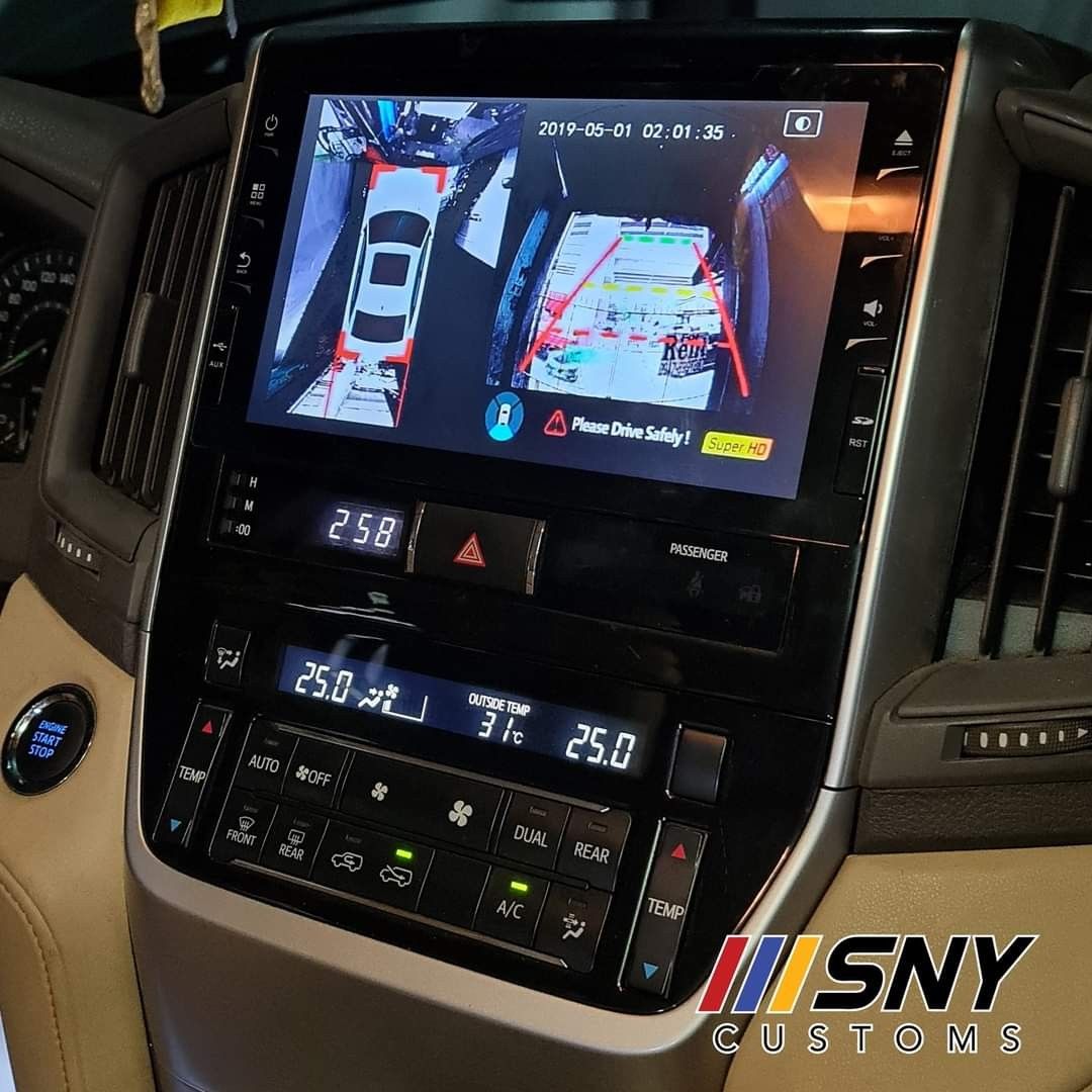 LC200 panoramic 360 degree OEM backing camera land cruiser FJ200, Car ...