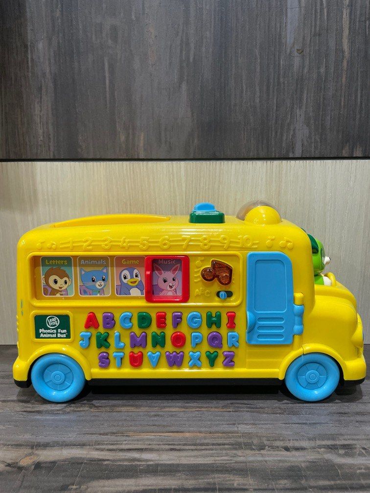 LeapFrog Phonics Fun Animal Bus, Babies & Kids, Infant Playtime on ...