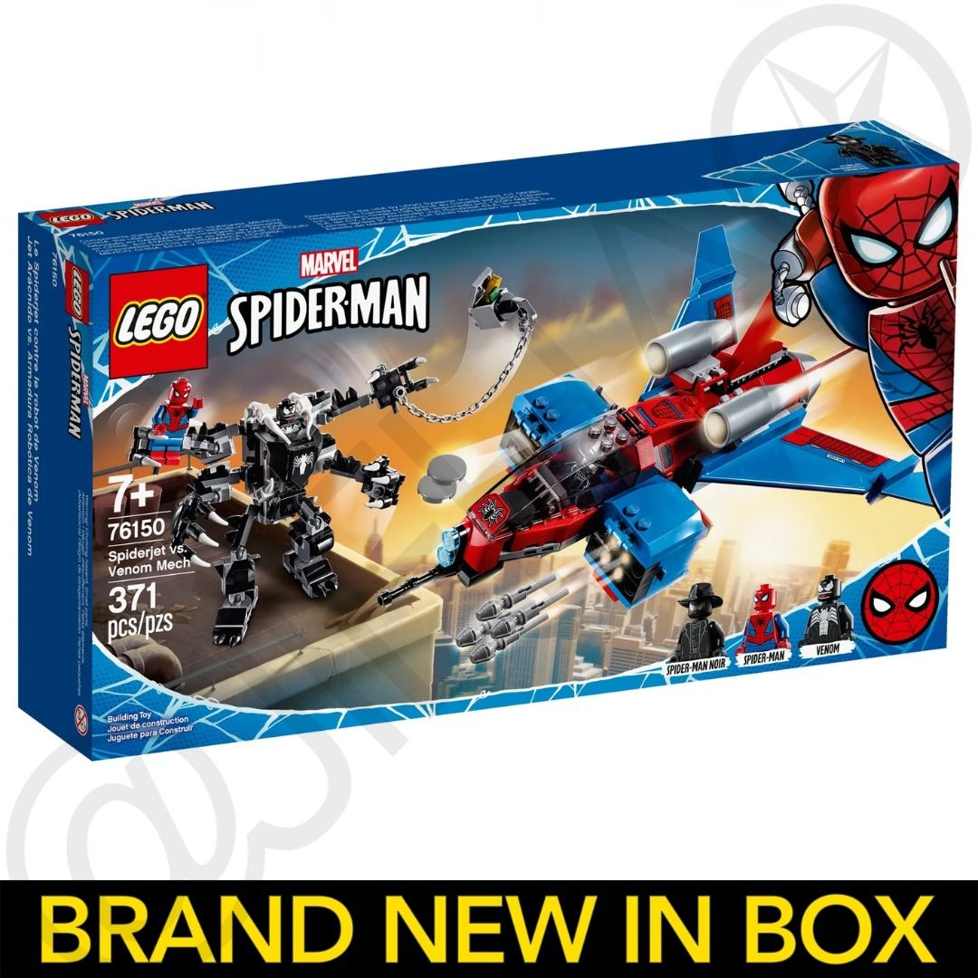 LEGO 76150 Marvel Spiderman Spiderjet vs. Venom Mech (Tags: Spider-man ...