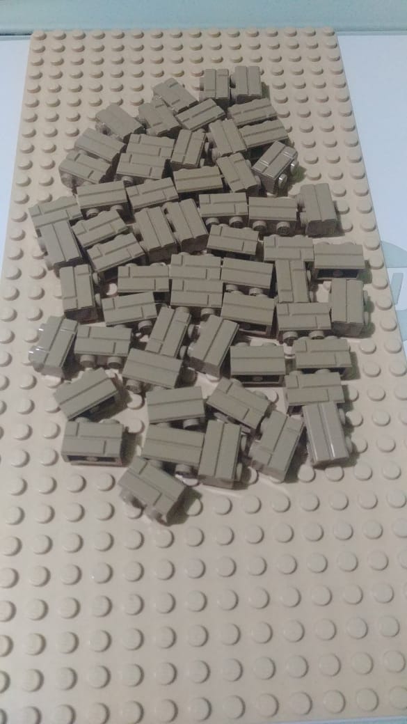 Lego Dark Tan Bricks & Parts (USED), Hobbies & Toys, Toys & Games on ...