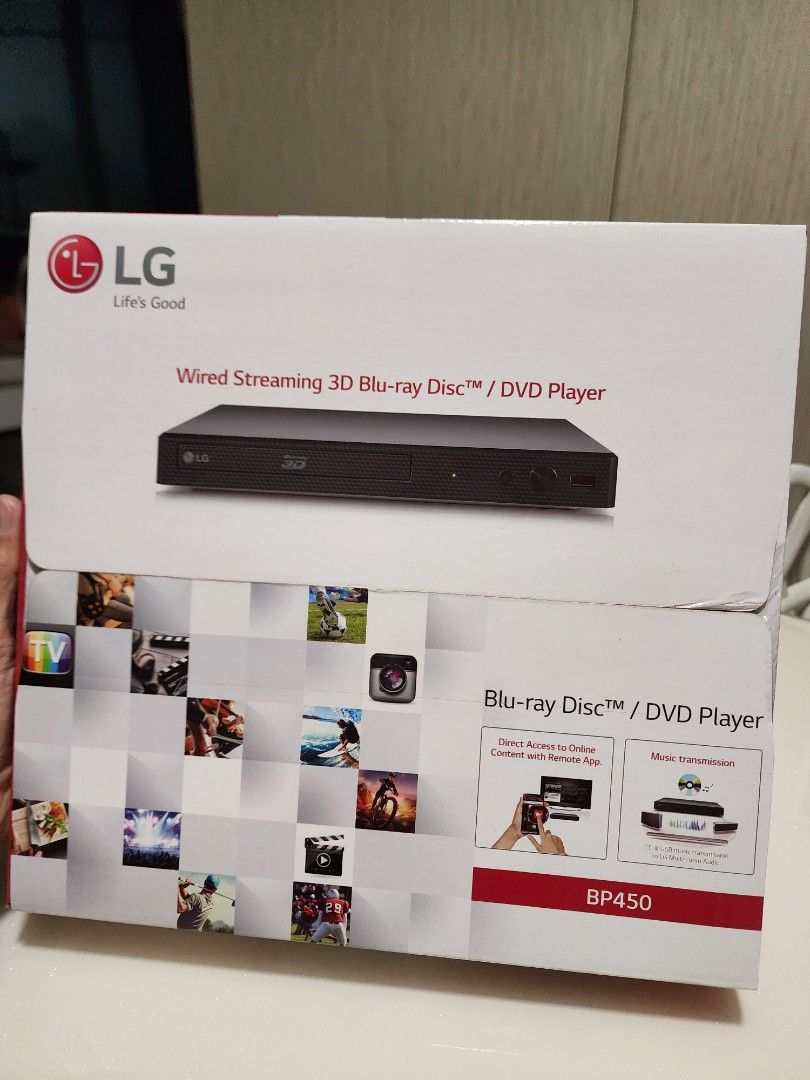 LG BP450 Blu-ray Player BNIB, TV & Home Appliances, TV & Entertainment ...
